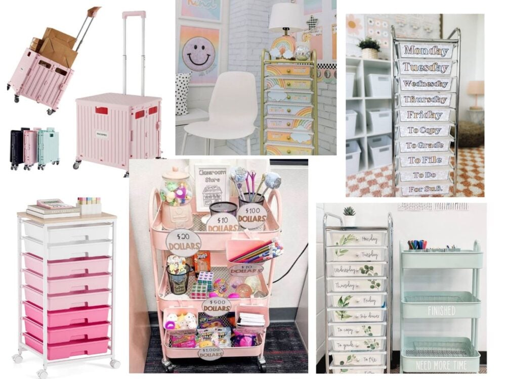 Genius Teacher Cart Ideas for Your Classroom - Chaylor & Mads