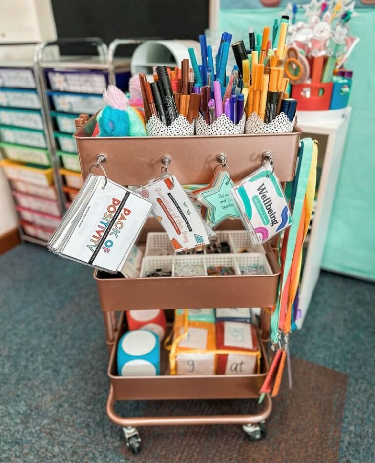 Genius Teacher Cart Ideas for Your Classroom - Chaylor & Mads