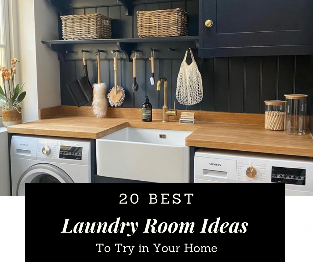 20 Laundry Room Ideas to Try in Your Home - Chaylor & Mads