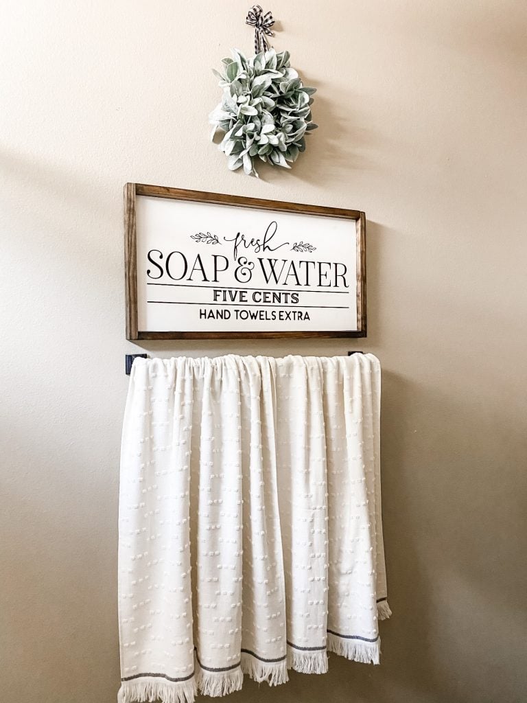 Farmhouse Bathroom Makeover (6 Easy Steps) - Chaylor & Mads