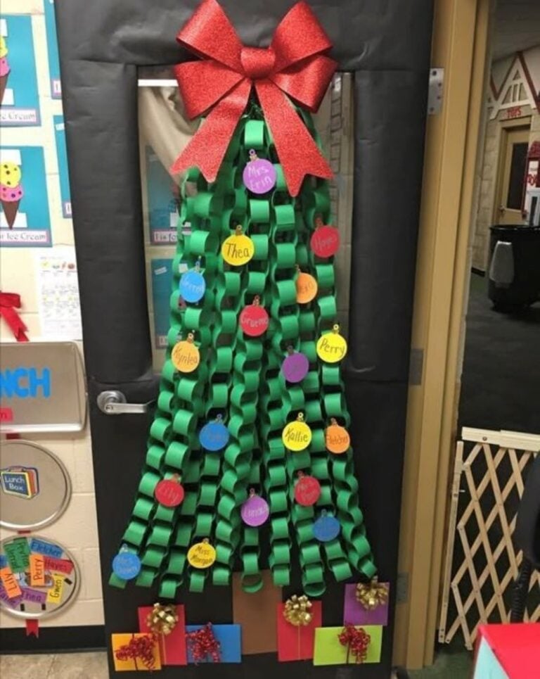 105 Creative Christmas Classroom Door Decorations - Chaylor & Mads