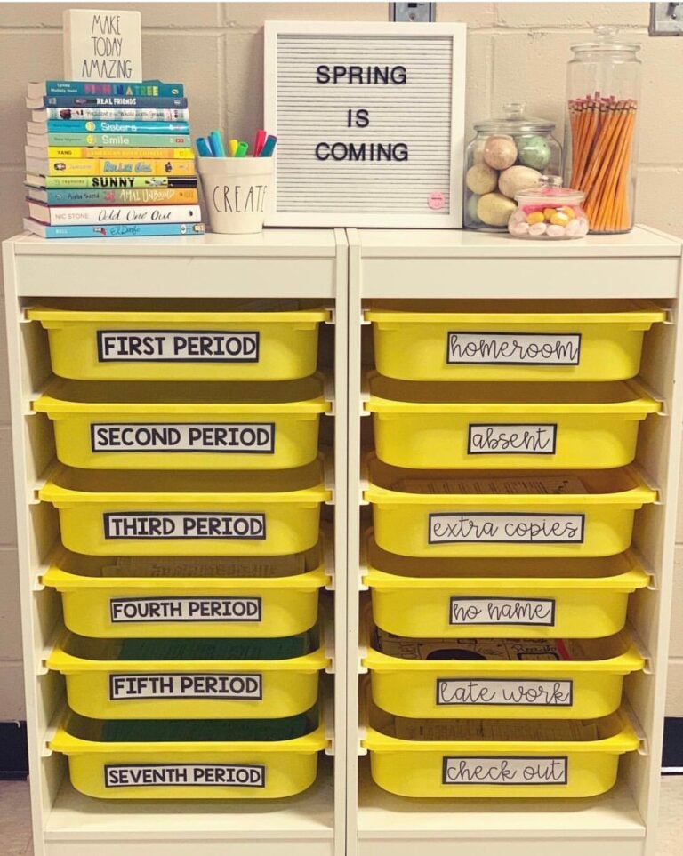 75 Best Classroom Organization Ideas - Chaylor & Mads