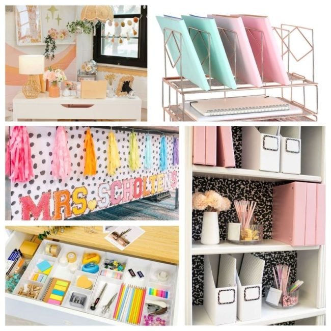 The Best Classroom Teacher Desk Ideas & Organization Tips - Chaylor & Mads