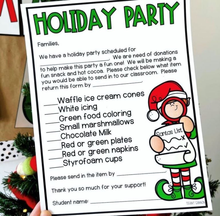 35 Best Classroom Holiday Party Ideas & Activities - Chaylor & Mads