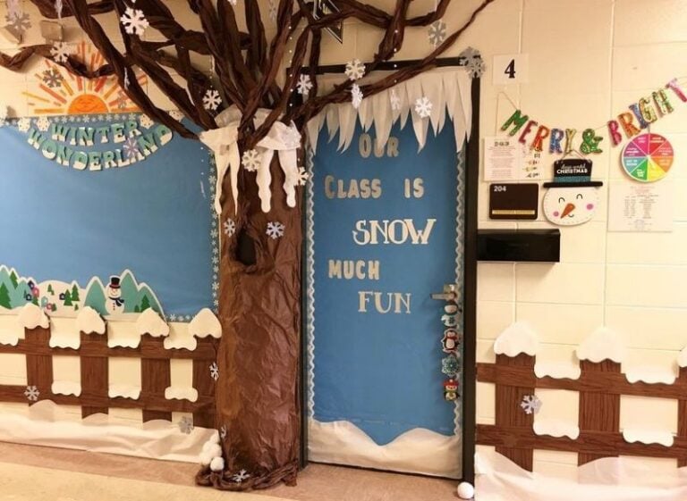 50 Creative January Classroom Door Ideas - Chaylor & Mads