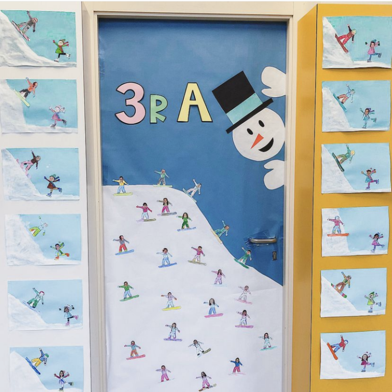 50 Creative January Classroom Door Ideas - Chaylor & Mads