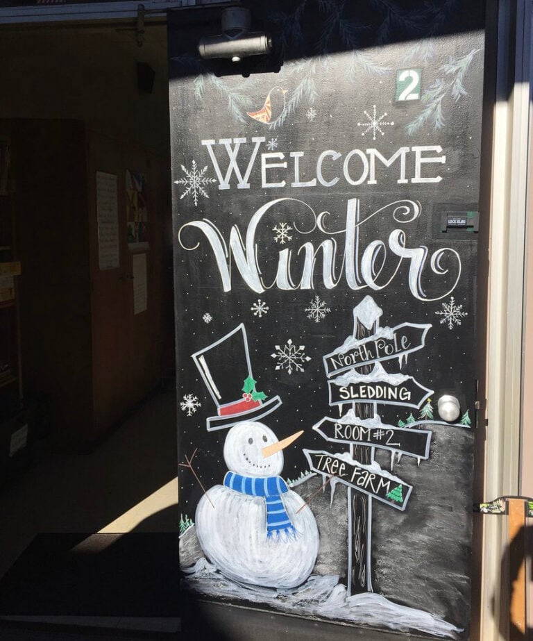 50 Creative January Classroom Door Ideas - Chaylor & Mads