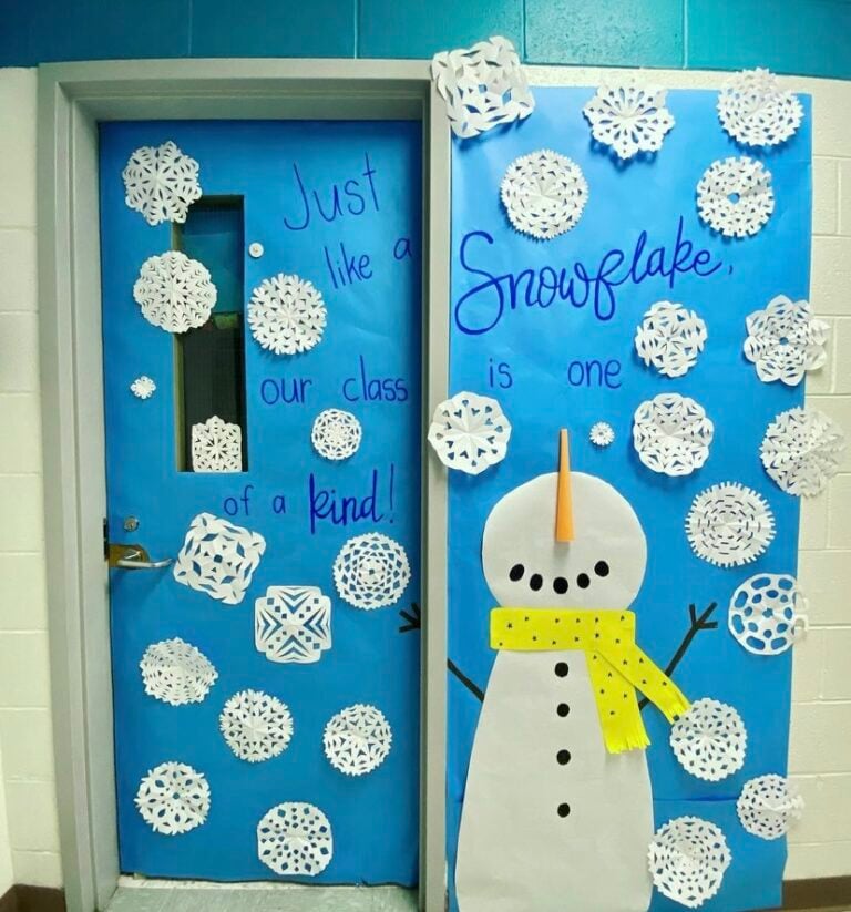 50 Creative January Classroom Door Ideas - Chaylor & Mads