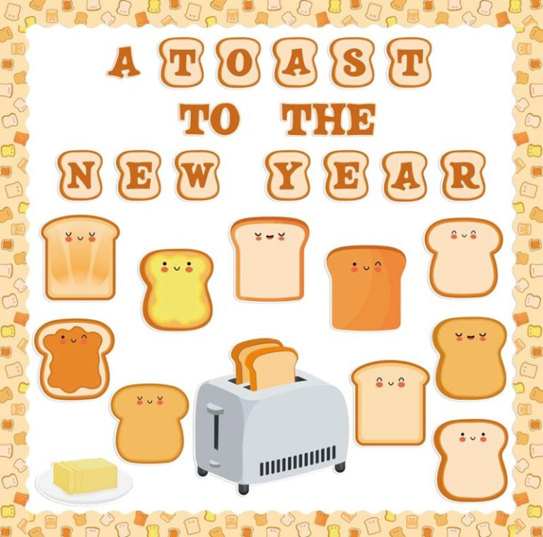 33 Fun Happy New Year Classroom Door Decorations - Chaylor & Mads