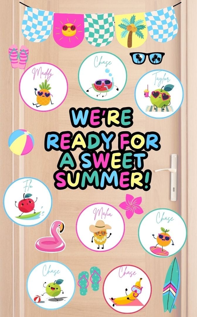 35 Cute and Creative Summer Classroom Door Ideas - Chaylor & Mads