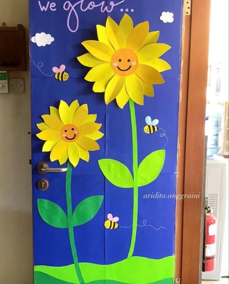 33 Creative May Classroom Door Ideas for Spring - Chaylor & Mads