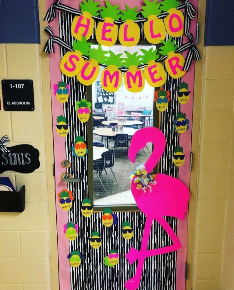 35 Cute and Creative Summer Classroom Door Ideas - Chaylor & Mads