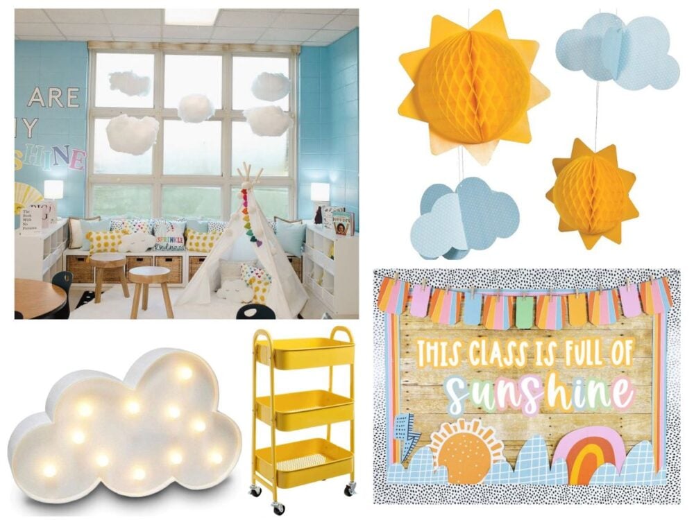Bright Sunshine Classroom Theme Decor Ideas - Chaylor & Mads