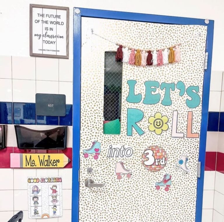 33 Back to School and Welcome Classroom Door Ideas - Chaylor & Mads