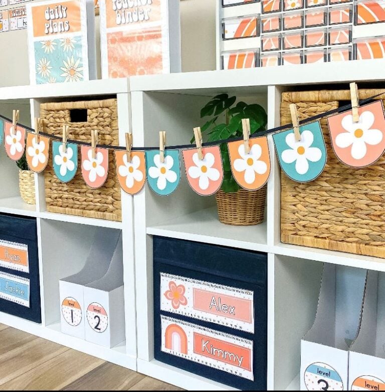 Cute Retro & Boho Daisy Classroom Theme Ideas - Chaylor & Mads