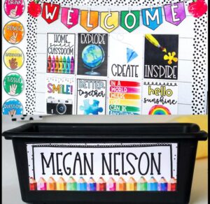 Colorful & Boho Rainbow Classroom Themes & Decor - Chaylor & Mads