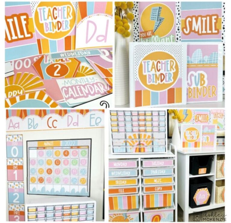 Bright Sunshine Classroom Theme Decor Ideas - Chaylor & Mads